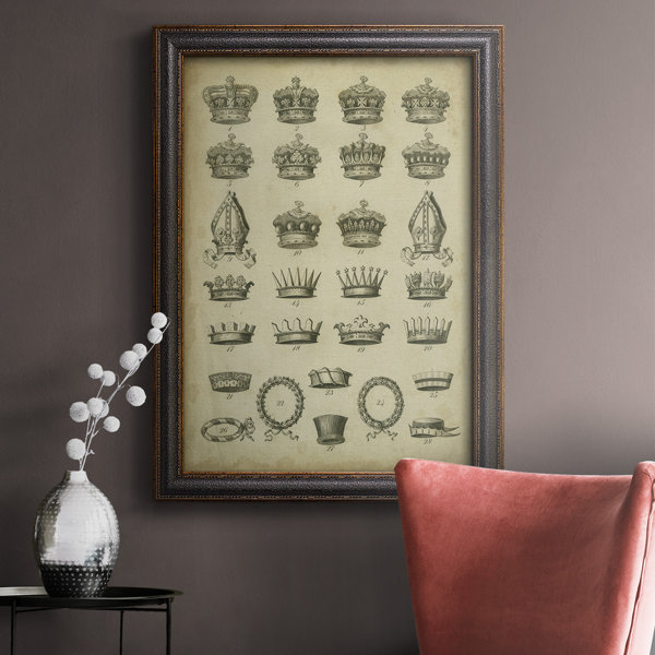 Fleur De Lis Living Heraldic Crowns & Coronets IV Heraldic Crowns & Coronets IV - Picture Frame ...